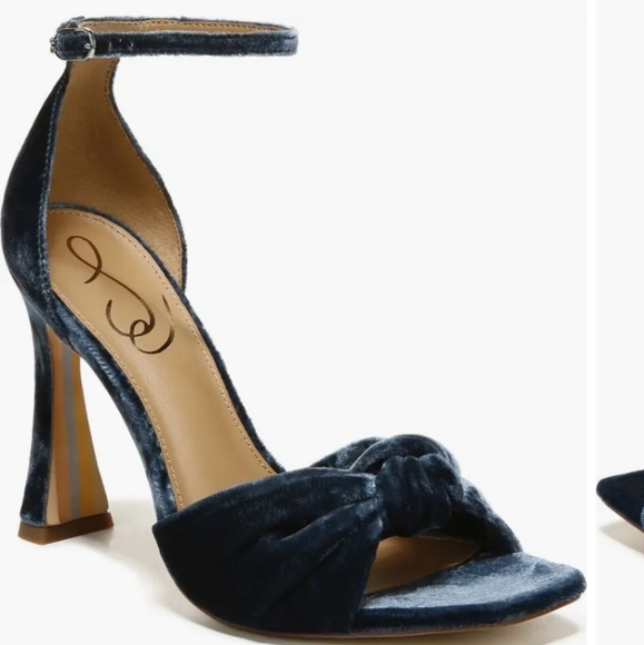 Sam Edelman | Shoes | Sam Edelman Lucia Ankle Strap Velvet Sandals 6 ...